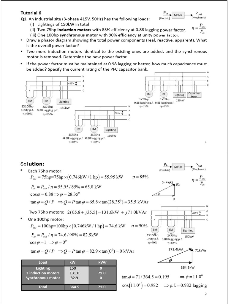Tutorial_6_Handout | PDF | Ac Power | Electronic Filter