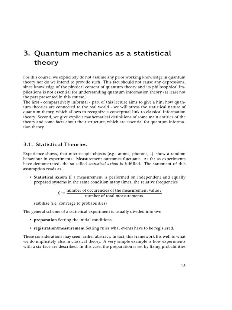 002 Lecture Statistical Theory Pdf Theory Matrix Mathematics