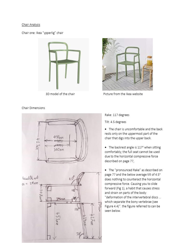 Chair Analysis | PDF | Chair