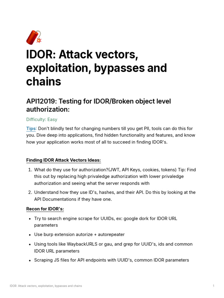 IDOR | Download Free PDF | Json | Http Cookie IDOR | Download Free PDF | Json | Http Cookie