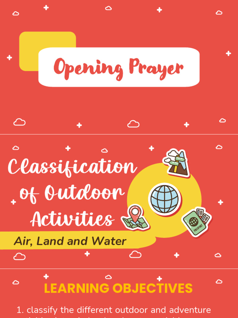 Classification of Outdoor | PDF | Scuba Diving | Aircraft