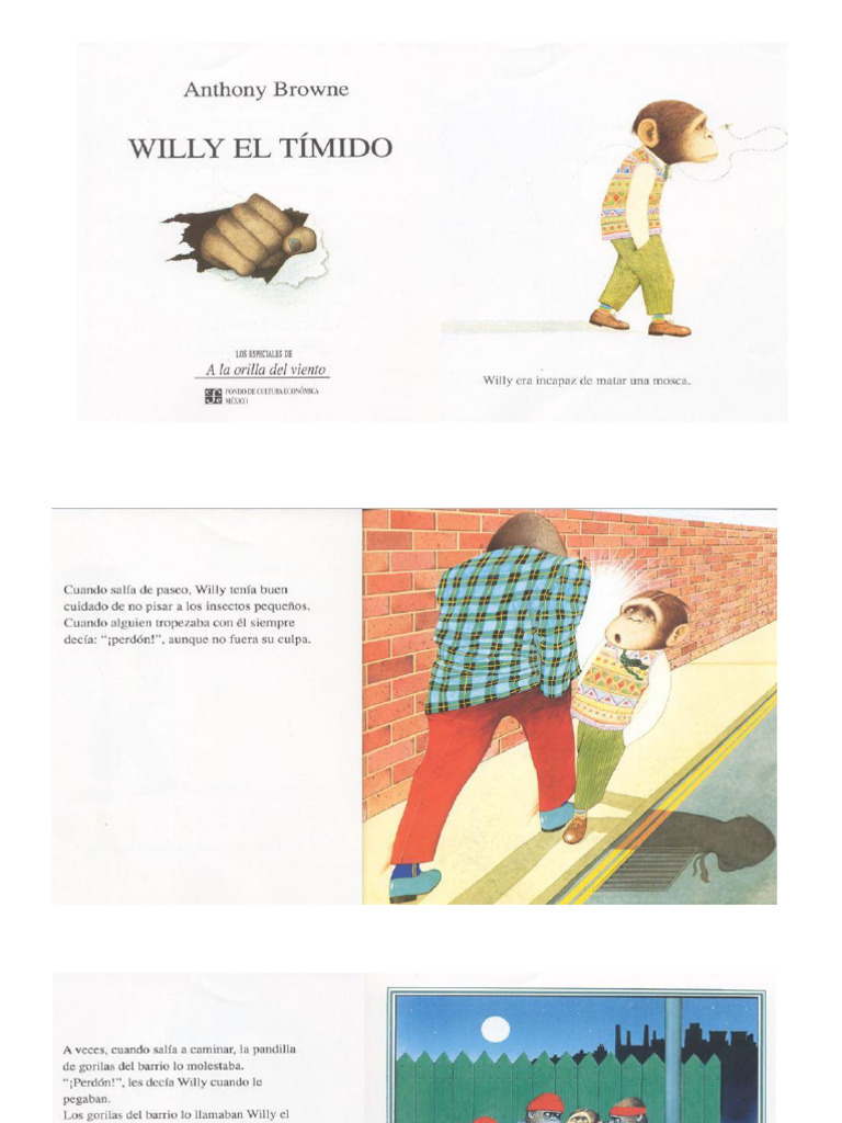 Willy El Tímido de Anthony Browne | PDF
