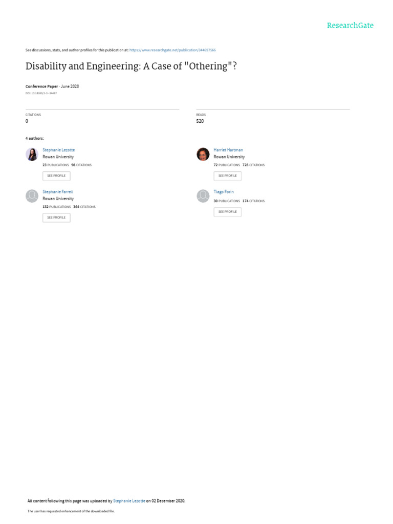 KDKD FRGR | PDF | Disability | Self Efficacy