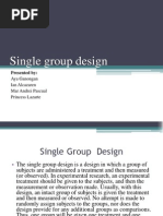 One-Group Pretest-Posttest Design: Example | PDF | Confounding | Experiment