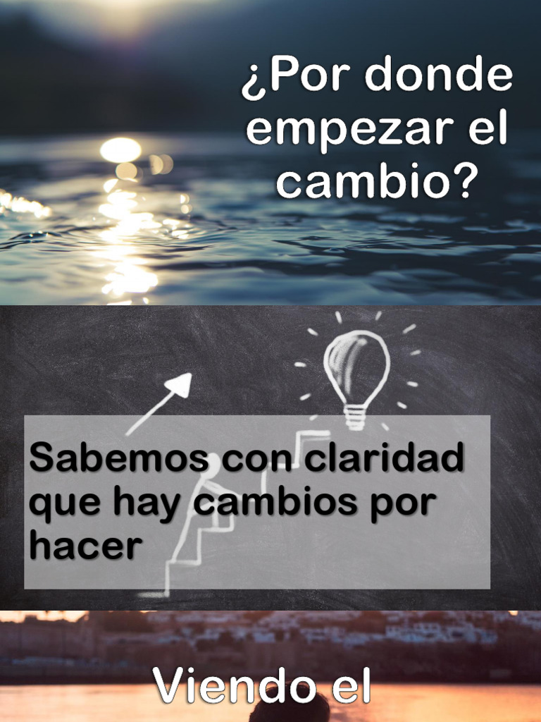 6 Por Donde Empieza El Cambio | PDF
