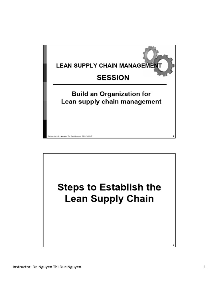 Lean Supply Chain Management Guide | PDF | Supply Chain | Logistics