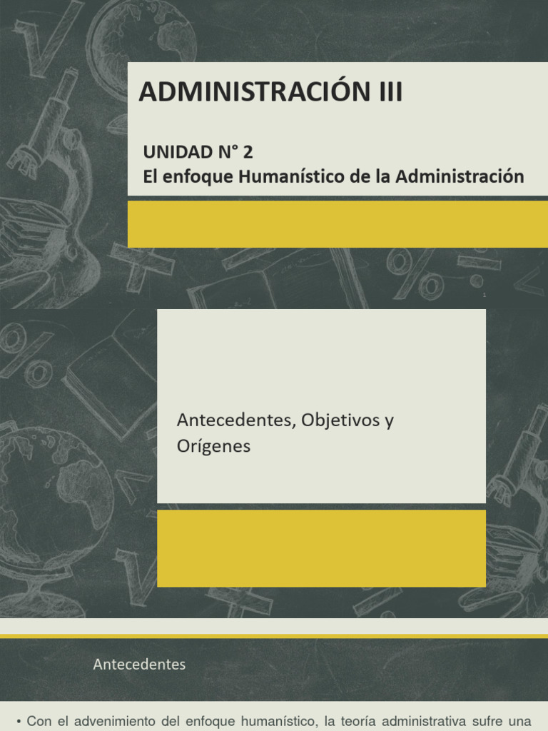 A3-Unidad 2-Enfoque humanistico | PDF | Liderazgo | Motivacional