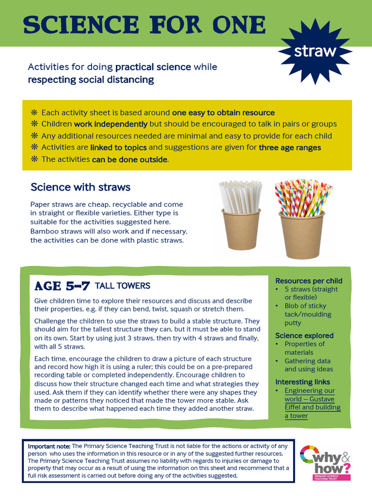 Science_for_One_2_Straw-1 | PDF | Science