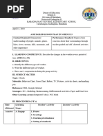 Science Lesson Plan: Week 5, Grade 3 | PDF | Teachers | Learning