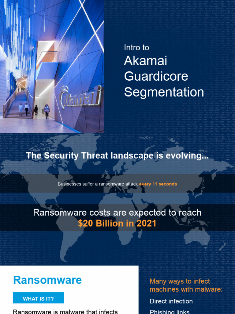 Intro To Akamai Guardicore Segmentation | Download Free PDF | Ransomware | Cloud Computing
