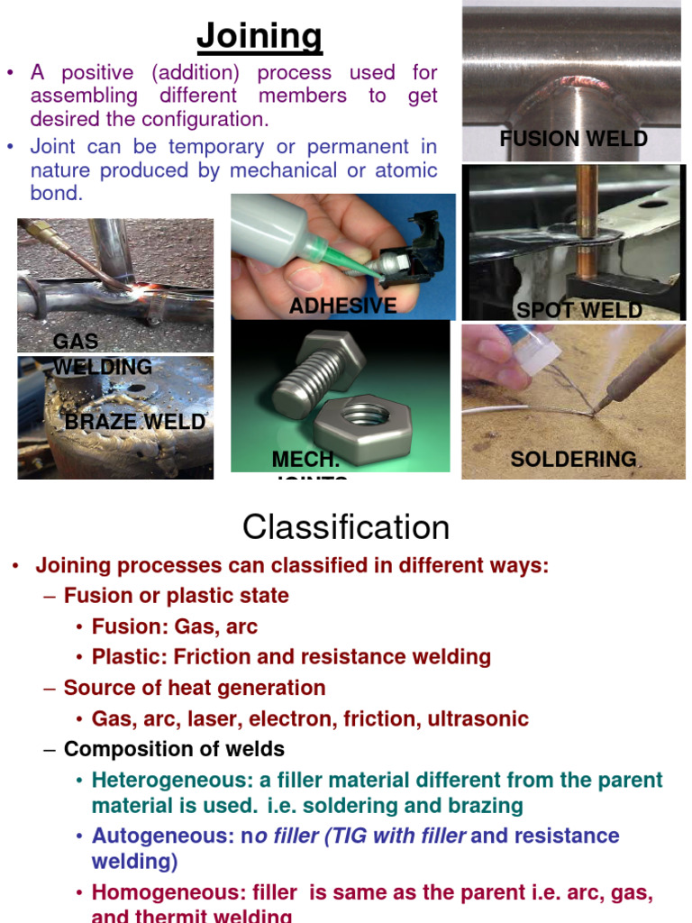 Joining | PDF | Construction | Welding