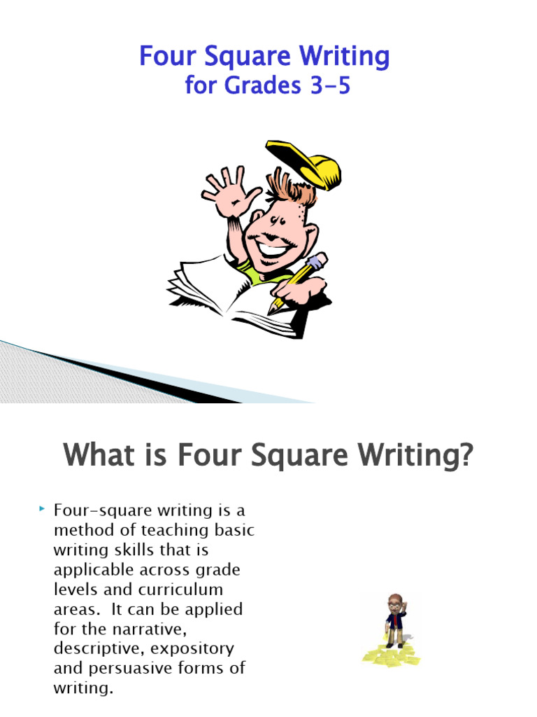 Four Square Writing For Grades 3-5 | PDF | Learning | Cognitive Science