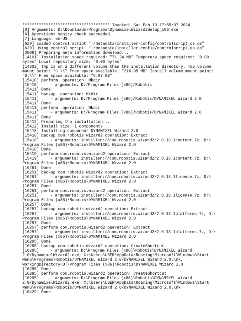 Installation Log | PDF | Utility Software | Operating System Technology