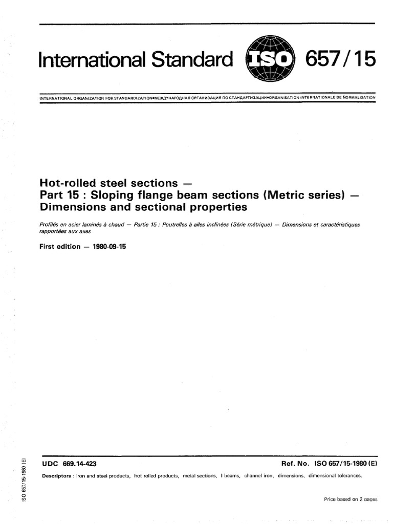 Iso 657-15-1980 | PDF