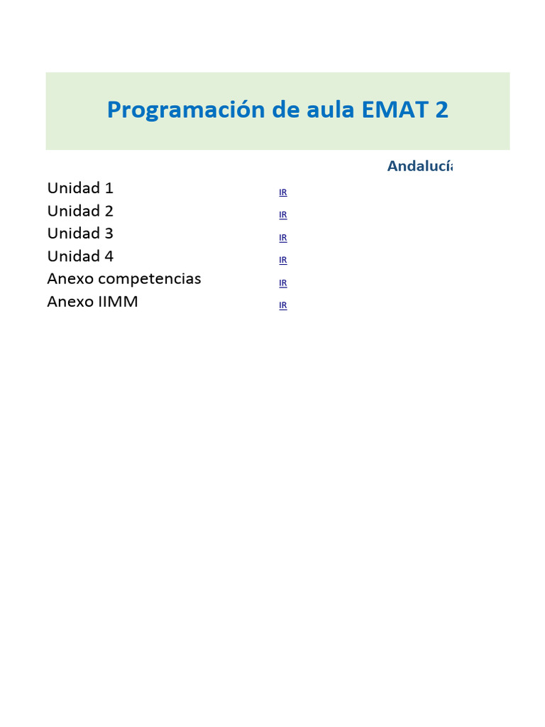 Planificación Emat U4 | PDF | Aprendizaje | Matemáticas