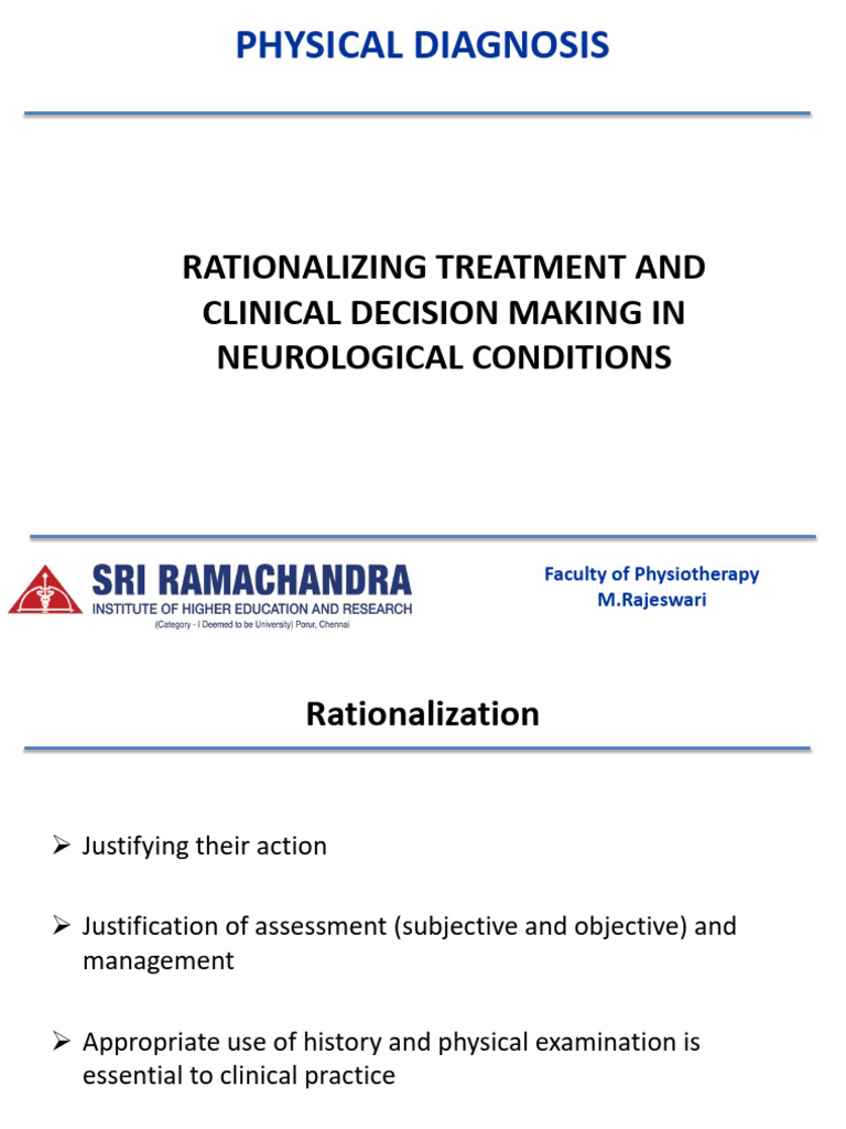 Physical diagnosis in neuro muscular system | PDF | Physical Therapy ...