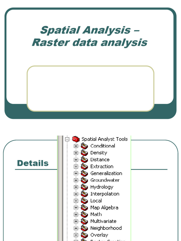 Raster Analysis | PDF | Spatial Analysis | Distance