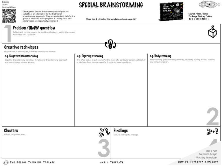 Special Brainstorming Techniques Guide | PDF | Brainstorming | Design ...