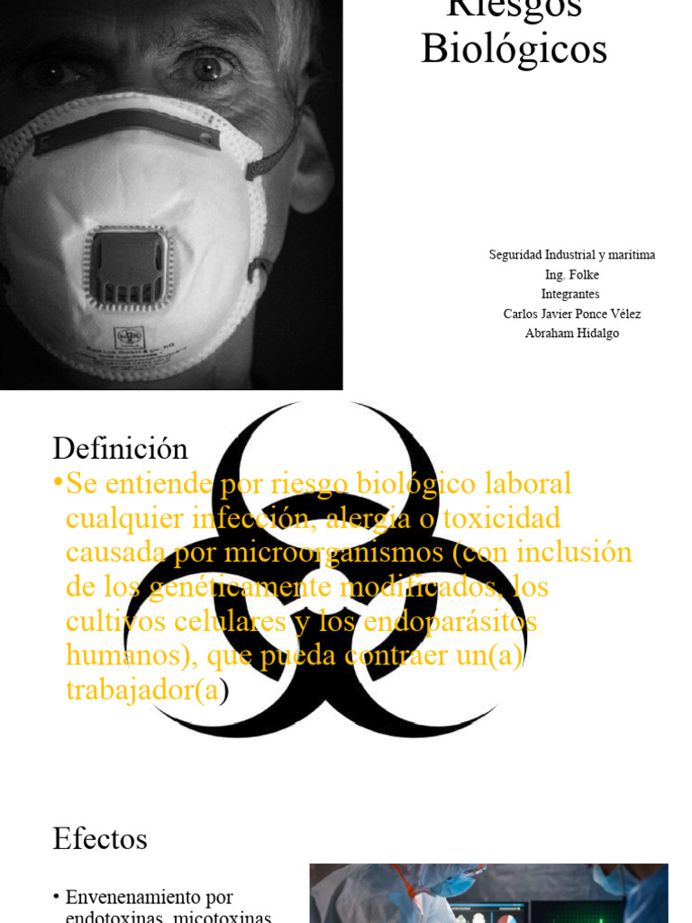 Presentacion Riesgos Biologicos | PDF