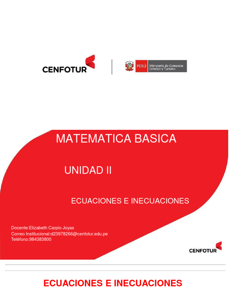 Inecuaciones de Primer Grado | PDF