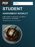 CHCDIS012 Student Assessment Booklet.v1.0 | PDF | Empowerment | Autonomy
