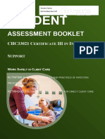 HLTINF006 Infection Control Assessment Guide | PDF | Hygiene | Infection