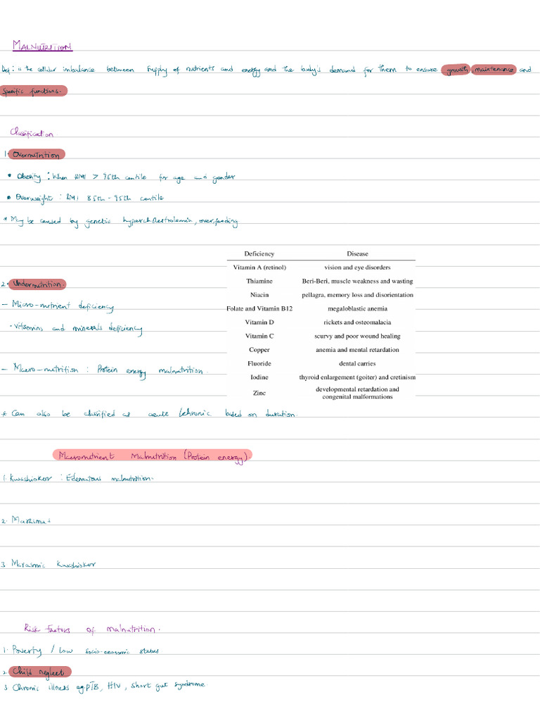 Malnutrition | Download Free PDF | Malnutrition | Hypothermia