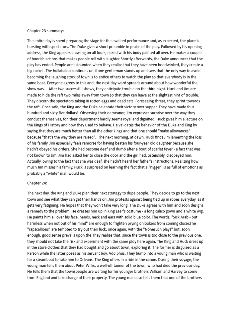 Adventure of Huckelberry Finn | PDF