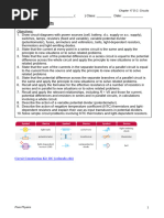 G10 - Electromagnetic Effects - Worksheet | PDF | Voltage | Magnetic Field