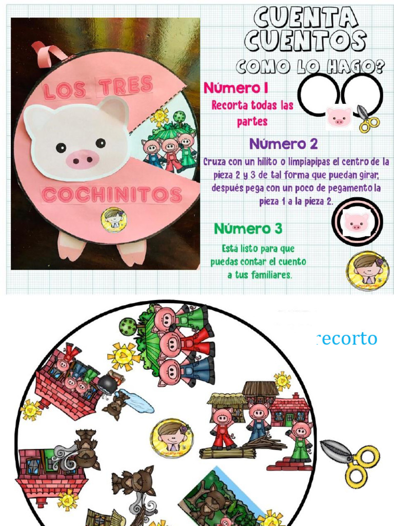 Actividades con Los Tres Cerditos | PDF