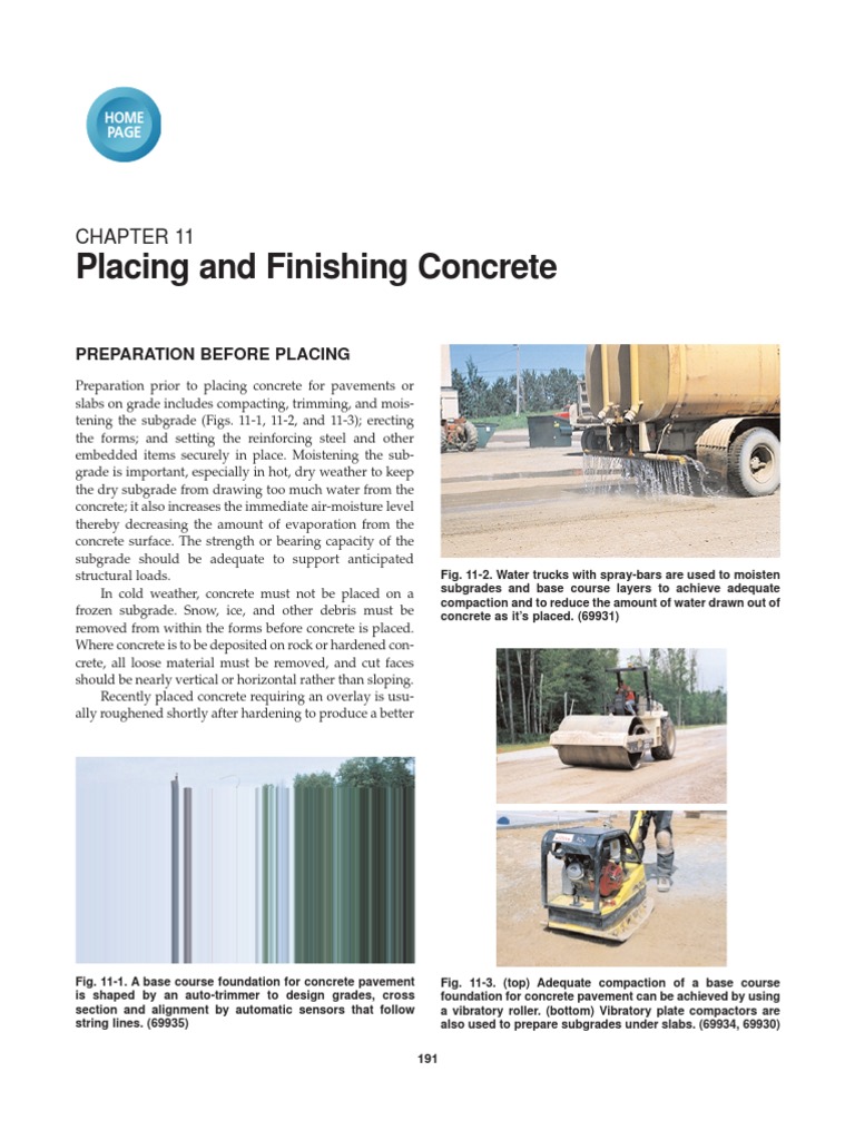 Concrete Placement and Preparation Guidelines | PDF