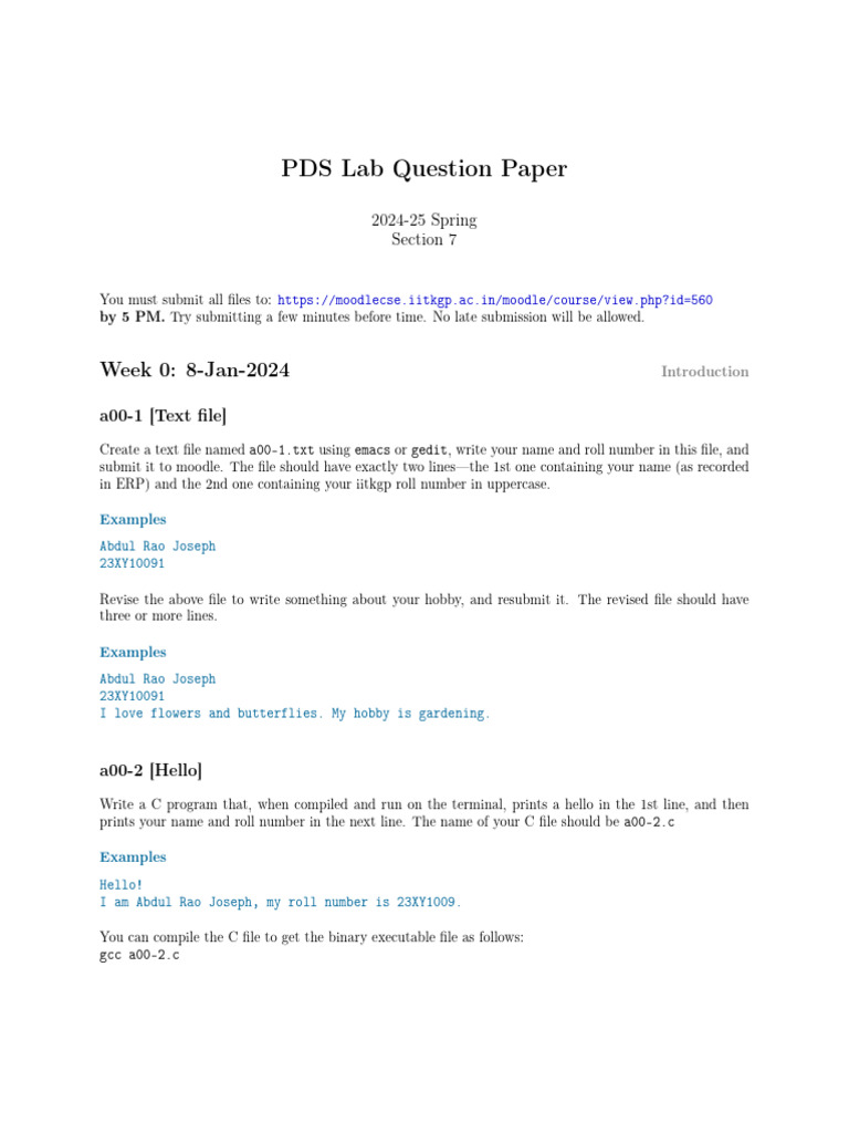 Pds Lab Questions 2024s Pdf Integer Computer Science Pointer Computer Programming 