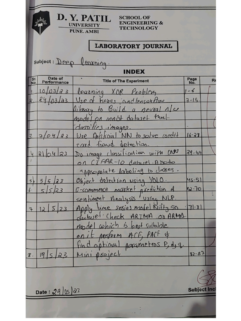 Dl Practicals Pdf