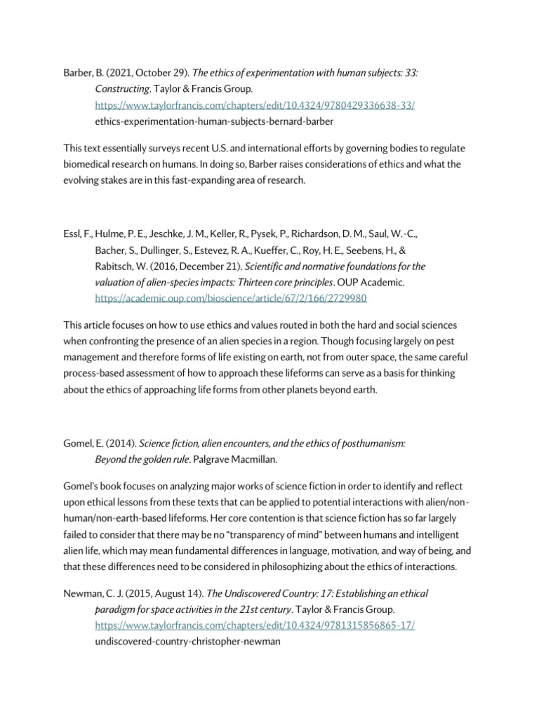 suggested further reading 1 | PDF | Science | Extraterrestrial Life