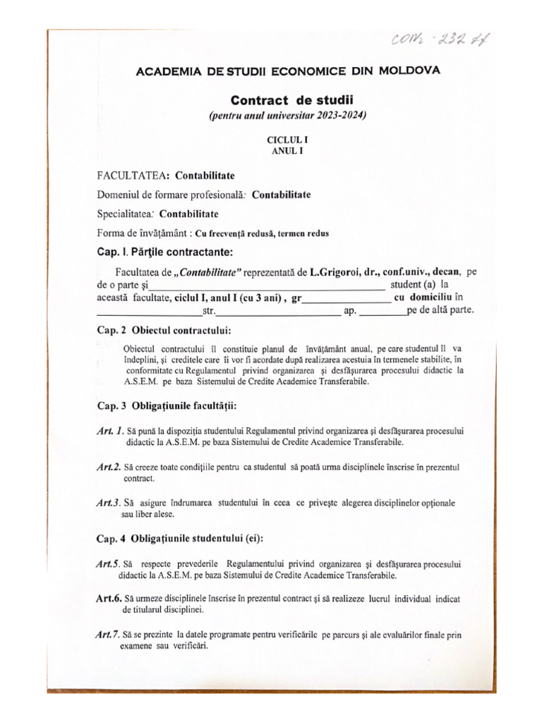 Academia de Studii Economice Din Moldova | PDF