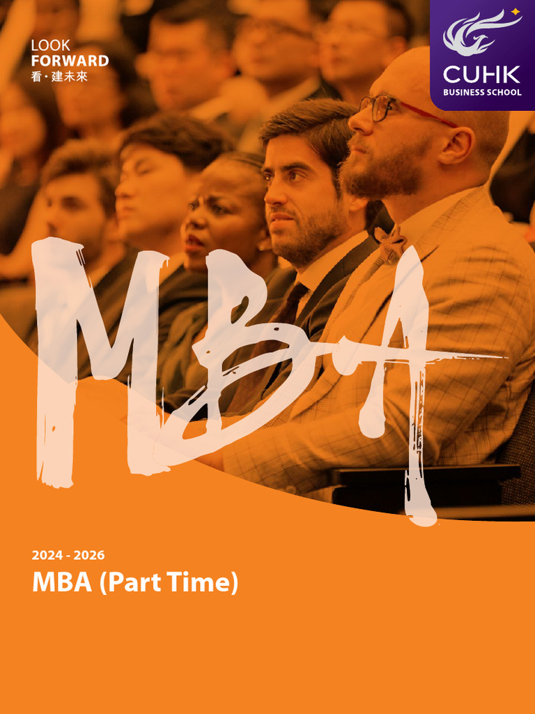 CUHK Part-Time MBA Program Overview | PDF | Master Of Business ...