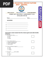 Standard 3 English Revision Exercise | PDF | Cognitive Science | Human ...