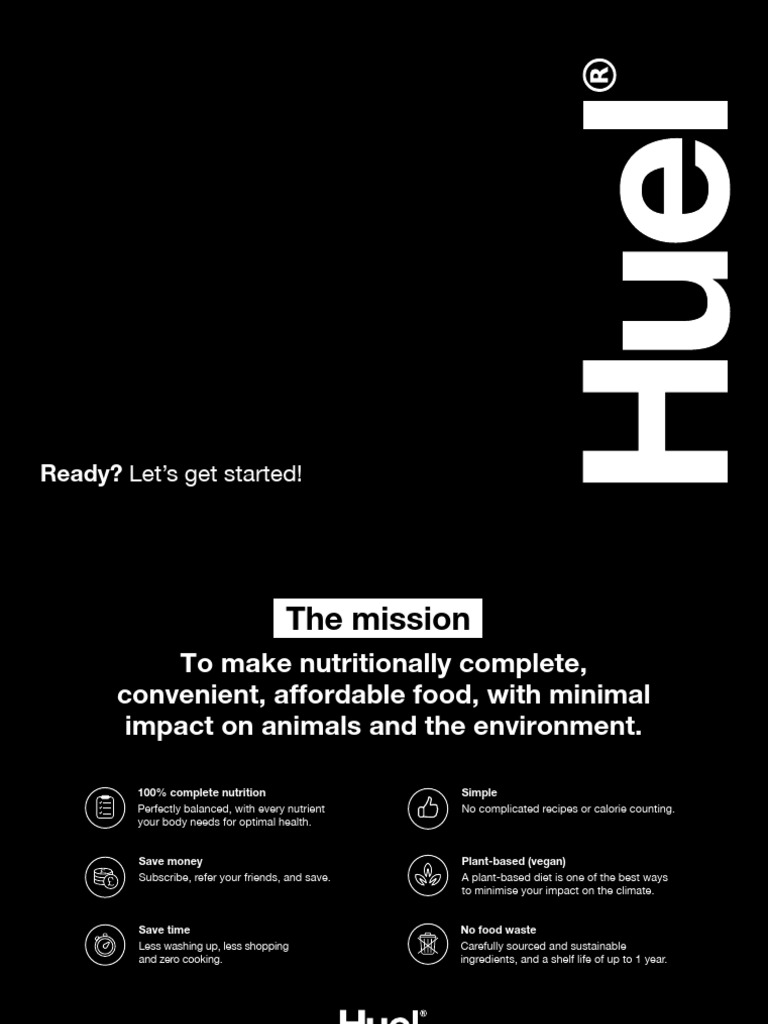 Huel Powder Starter Booklet - BK7 - EU | PDF | Meal | Diet (Nutrition)