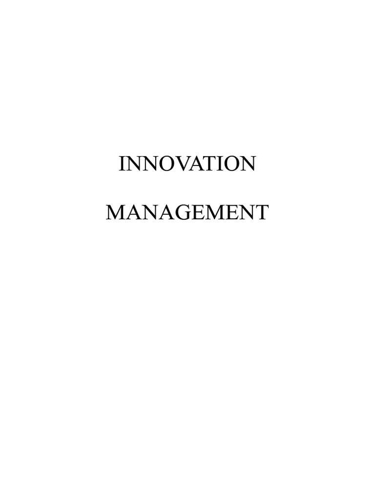 Innovation Management | PDF | Brand | Intellectual Property