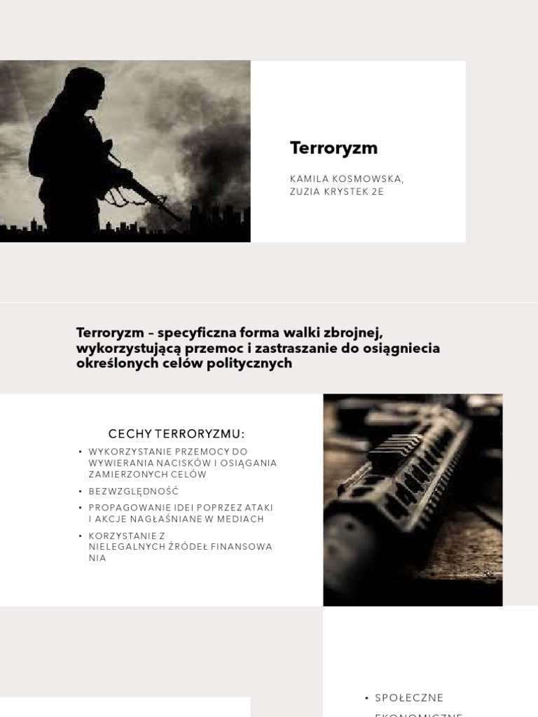 Terroryzm | PDF