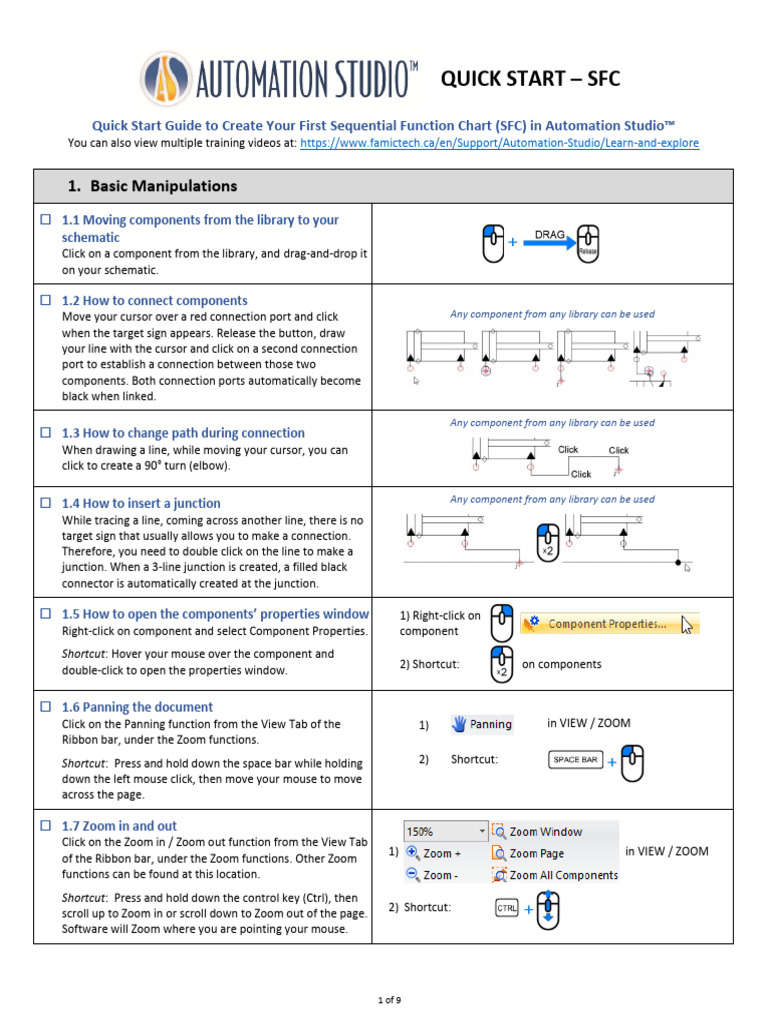 AUTOMATION STUDIO Quick Start Guide - SFC - EN - 2 | PDF | Double Click ...