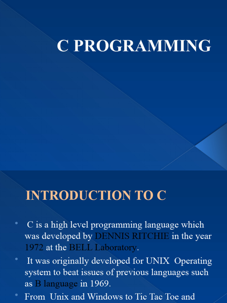 C Programming | PDF C Programming | PDF