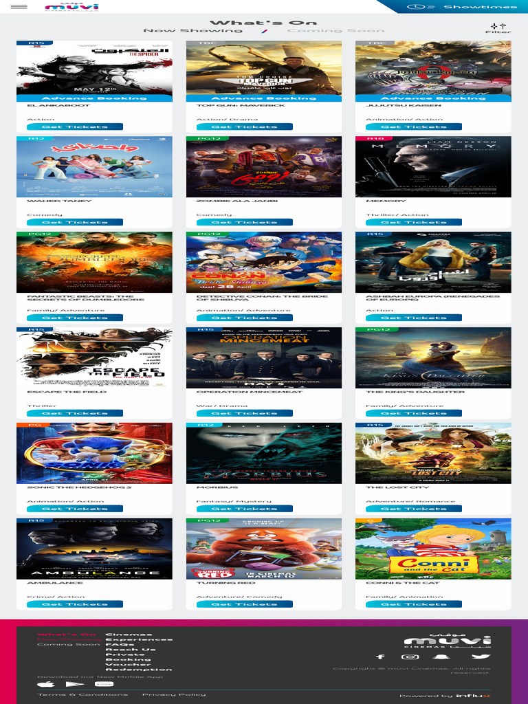 Now Showing Movies - Book Tickets Online, Watch Trailers Muvi Cinemas ...