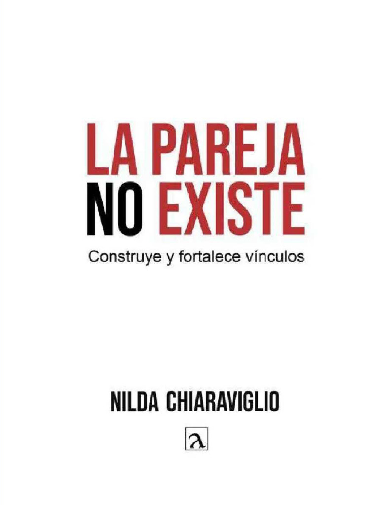PDF La Pareja No Existe Nilda Chiaraviglio - Compress | PDF