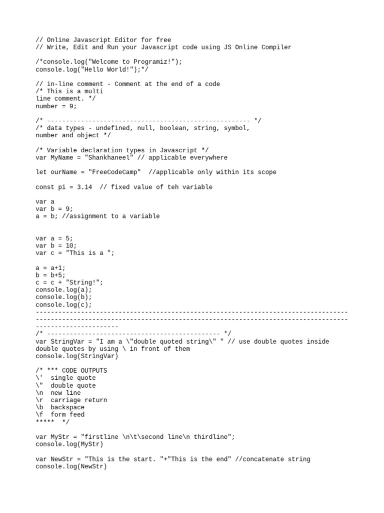 JavaScript Crash Course | PDF | Java Script | Par (Score) JavaScript Crash Course | PDF | Java Script | Par (Score)