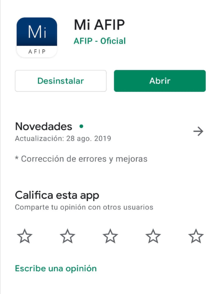 App Afip | PDF