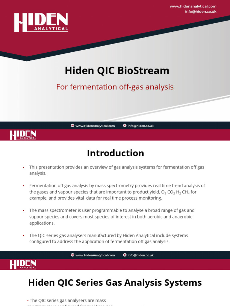 QIC BioStream New Format (1) | PDF | Flow Measurement | Mass Spectrometry