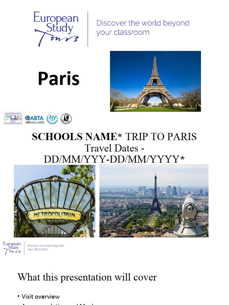 Paris Destination Presentation Updated 2018 | PDF | Paris | Louvre