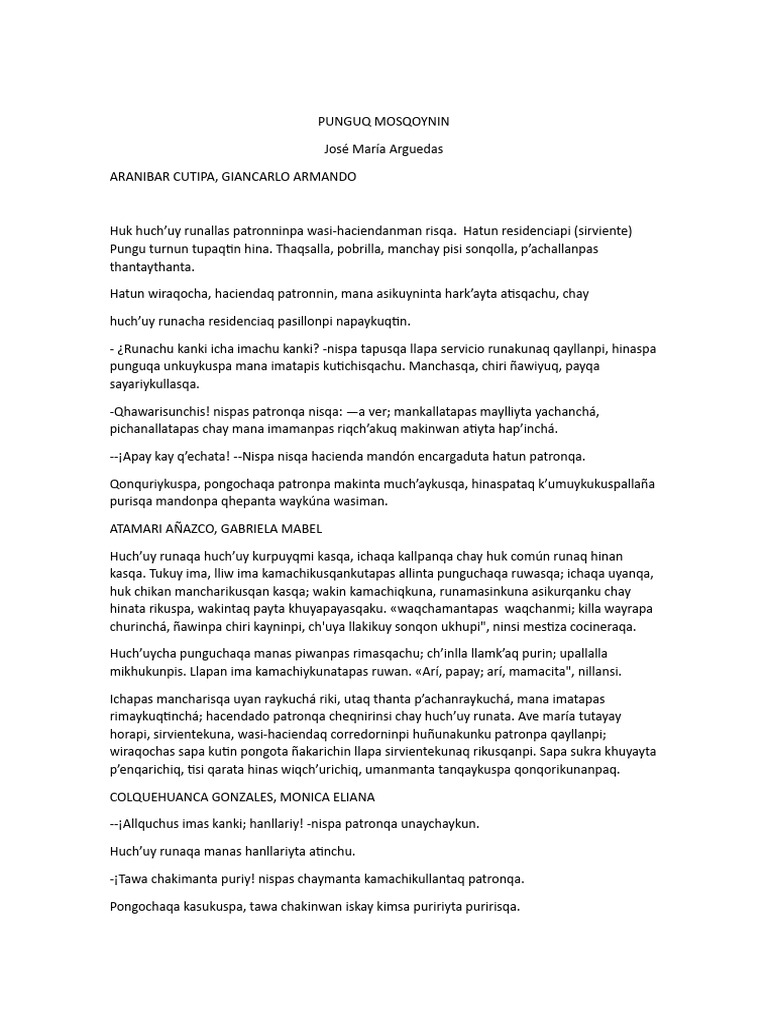 PUNGUQ Traduccion AVAN 4 | PDF | Religión y espiritualidad