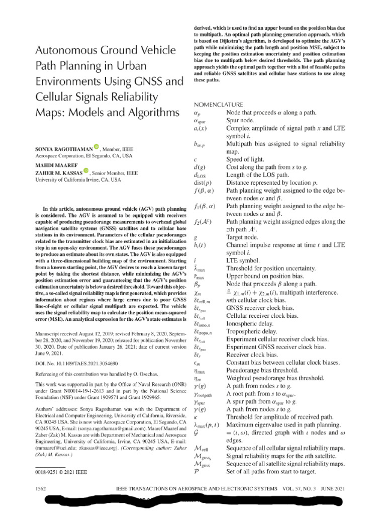 Autonomous Ground Vehicle Path Planning in Urban Environments Using ...